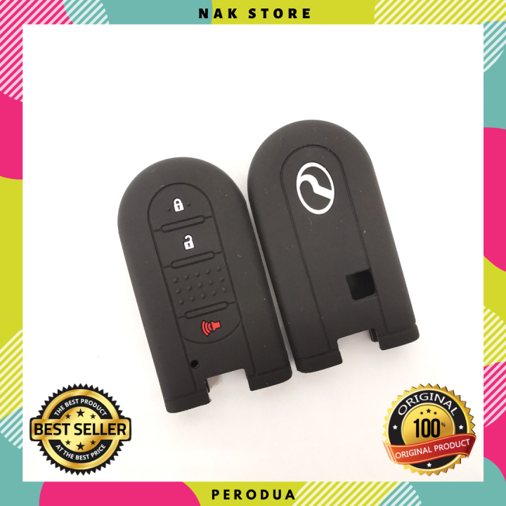 Perodua Axia Myvi Bezza Smart Key Remote Car Key Silicone Rubber Casing ...