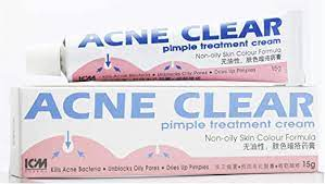 [Bundle of 4 tubes] Acne Clear Pimple Treatment Cream 15g | Lazada ...