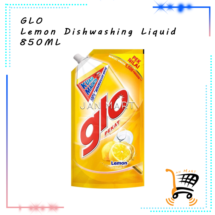 GLO Active Foam Lemon Dishwashing Liquid Refill 850ML | Lazada
