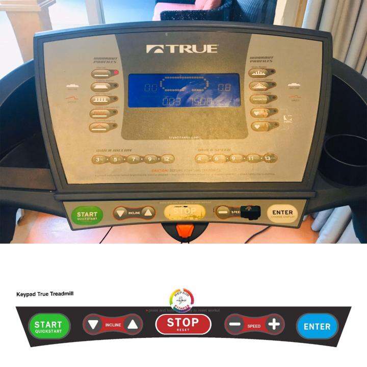 สติกเกอร์ปุ่มกดลู่วิ่งไฟฟ้า true ps900 | Lazada.co.th