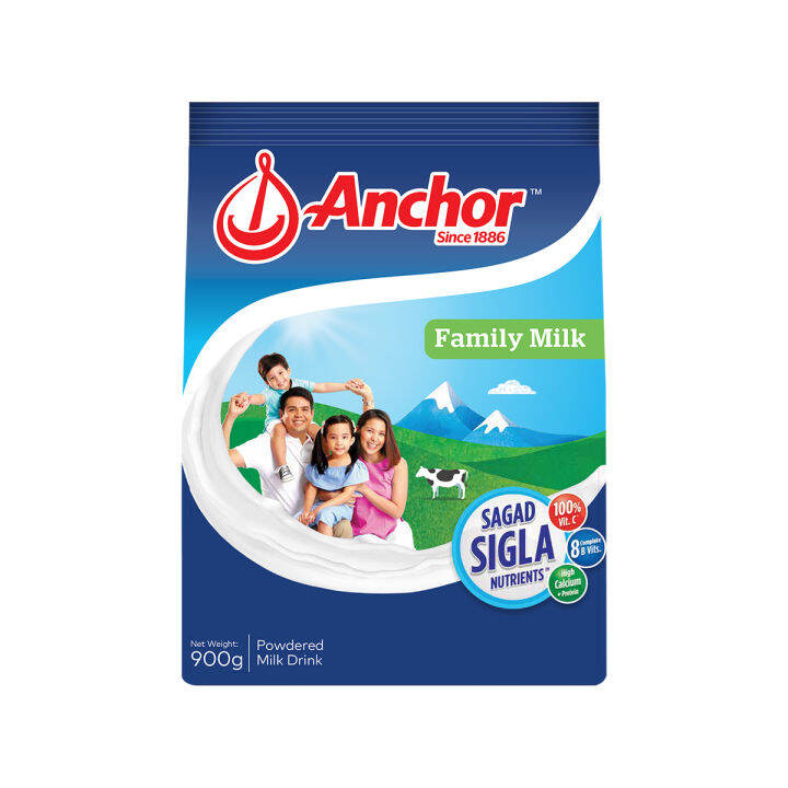 Anchor Family Milk Powder Plain 900g | Lazada PH