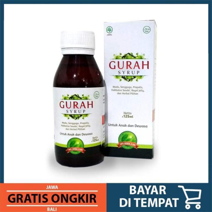 SYRUP GURAH HANIFAH UNTUK ANAK DAN DEWASA 125 ML- obat flu dan batuk ...
