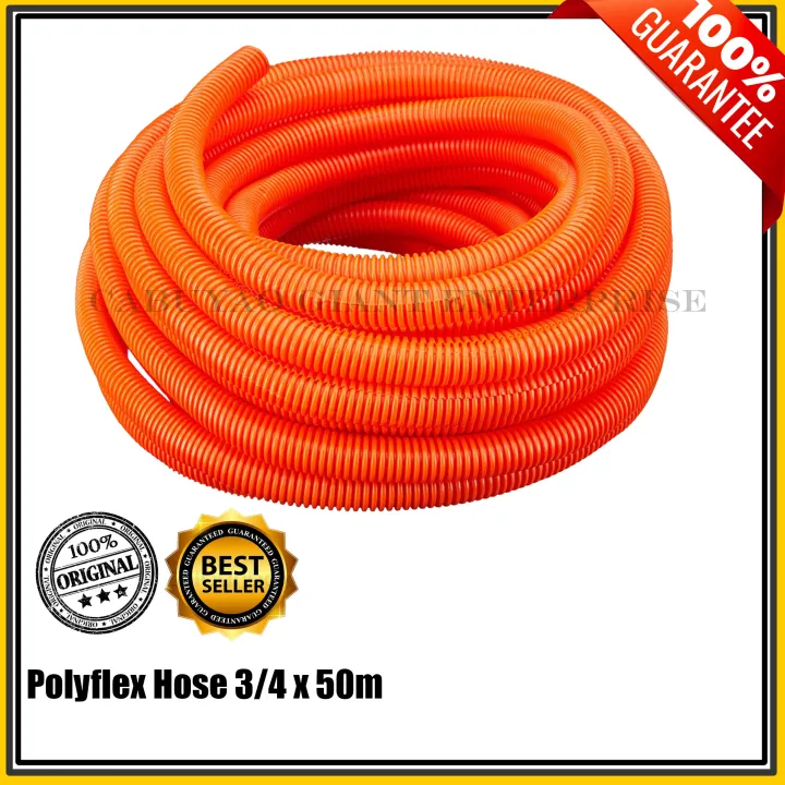 Polyflex Orange Flexible Hose 3/4 x 50meters | Lazada PH