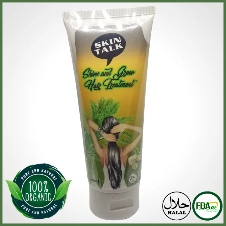 Shine and Grow Hair Treatment (Organic) (FDA Approved) ( Skin Talk ...