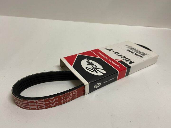 Gates Micro-V Ribbed Belt 4PK830 for Nissan Sentra B12/B13/B14 1.4/1.5 ...