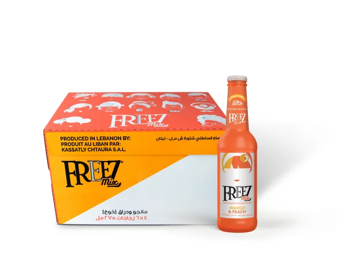 Freez Mix Soda Drinks Mango and Peach 24 bottle | Lazada
