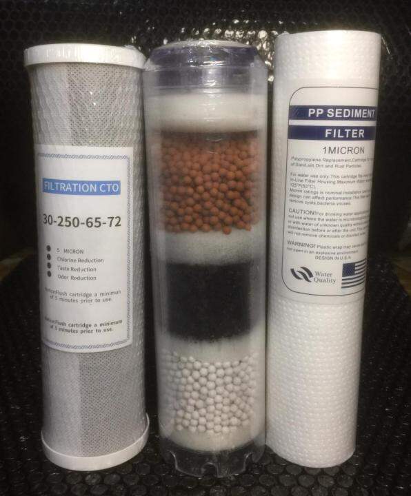 3pcs Set - All 10inch 3 stage Alkaline Filters replacement ( In ...
