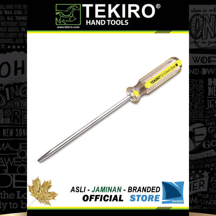 Obeng Gagang Kristal (-) Minus 3,2 mm x 150 mm / In Line Screwdriver ...