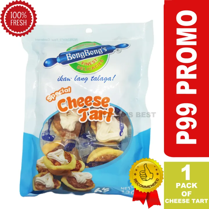 Cheese Tart 1 Pack | Bongbong's All Time Favorite Pasalubong | Snacks ...