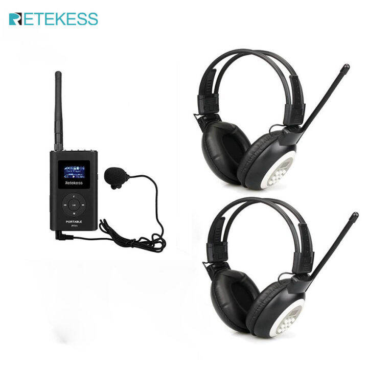 Retekess Tour Guide System Church Translation System FM Transmitter and FM Radio Receiver (1 ...