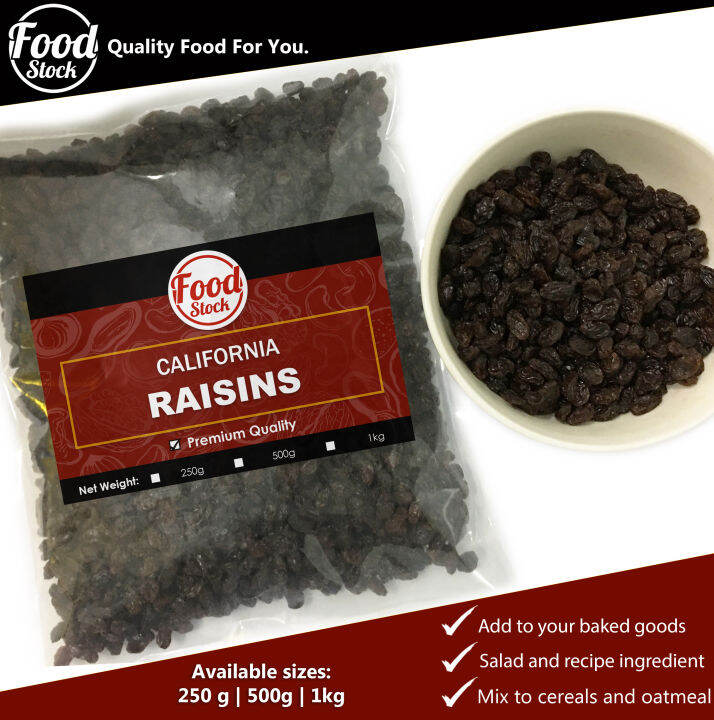 Food Stock Raisins (250g, 500g, 1kg) | Lazada PH