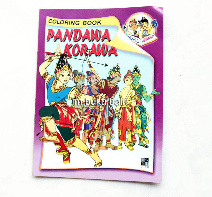 Buku Mewarnai-Pandawa Korawa | Lazada Indonesia