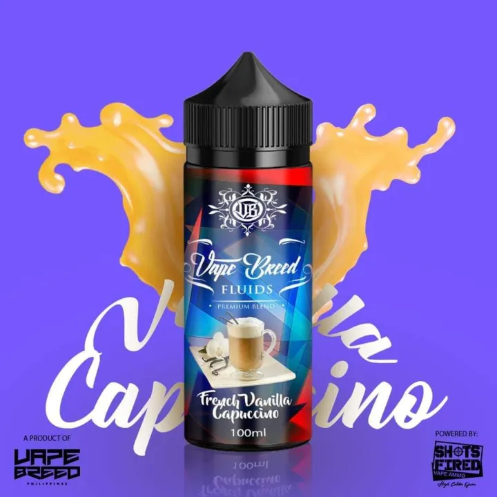 french Vanilla Cappucino Vapebreed fluids | Lazada PH