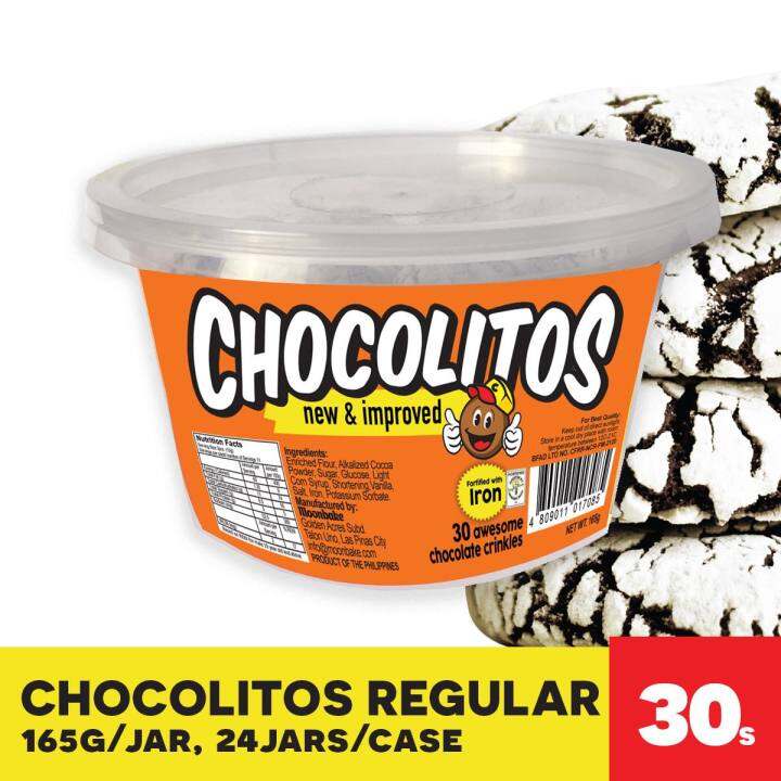 Chocolitos C30s Chocolate Crinkles Regular by Moonbake Inc. | Lazada PH