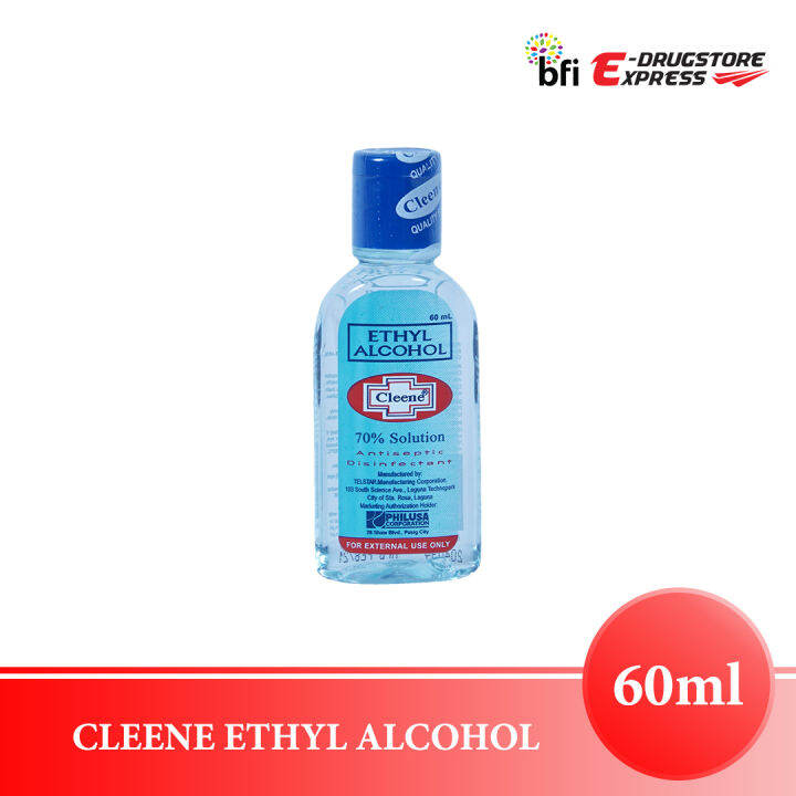 BFI E-Drugstore Cleene Ethyl Alcohol 70% 60ml | Lazada PH