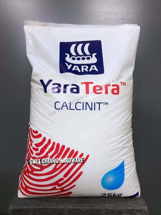 YaraTera Calcinit 25kg Fully Water Soluble Calcium Nitrate EC ...
