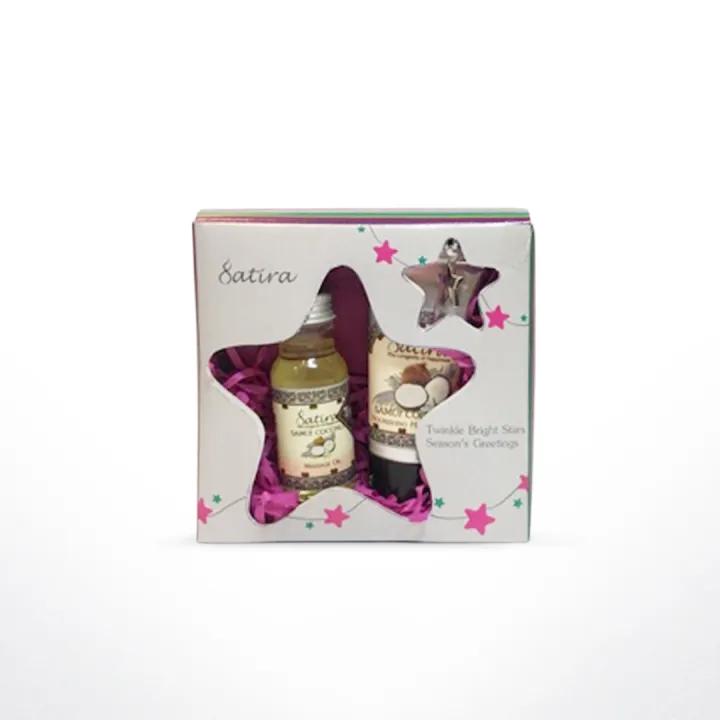 STI Coconut Star Gift Set ชุดของขวัญน้ำมันนวดผิวกายกลิ่นมะพร้าว&ครีมทา ...