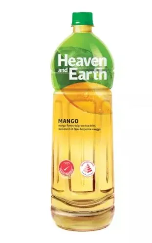 Heaven & Earth Mango Flavored Green Tea Drink 500ml | Lazada