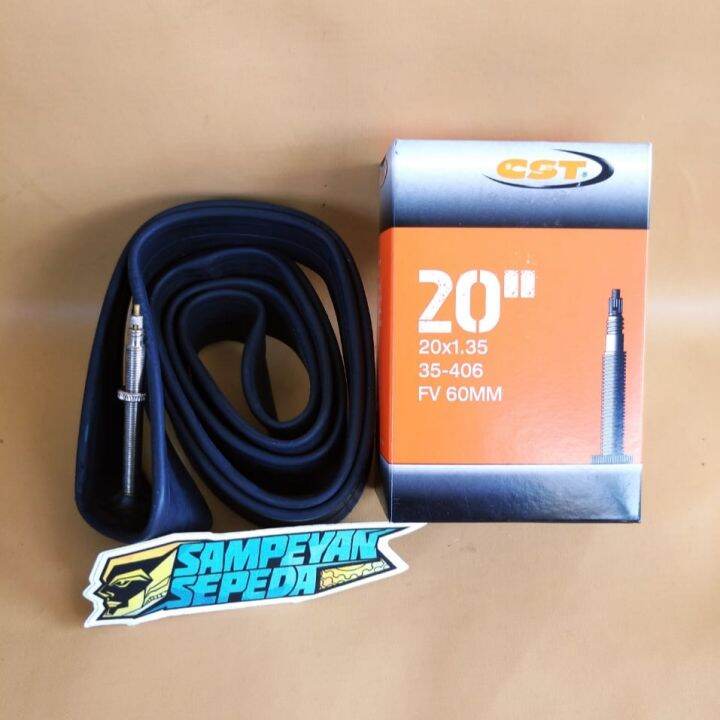 Ban Dalam CST 20x135 FV 60mm Presta Cop Dop Pentil Kecil Sepeda Lipat Seli Minion | Lazada Indonesia
