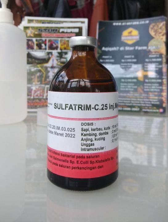 Sulfatrim Inj - Obat Diare Hewan | Star Farm | Lazada Indonesia