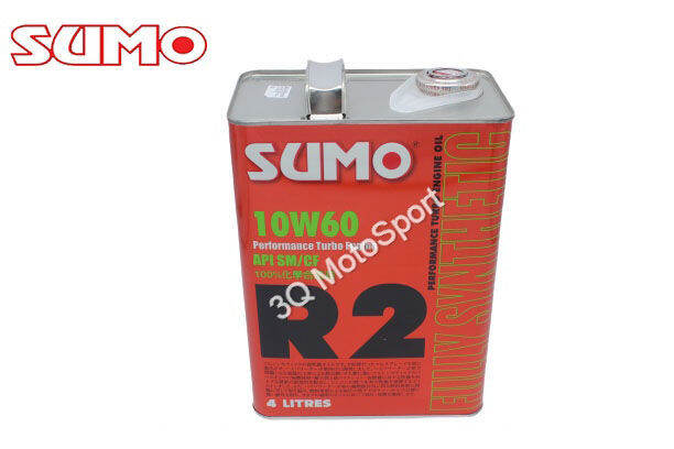 SUMO R2 10W-60 API SM/CF PERFORMANCE TURBO FULL SYNTHETIC ENGINE OIL (4 ...