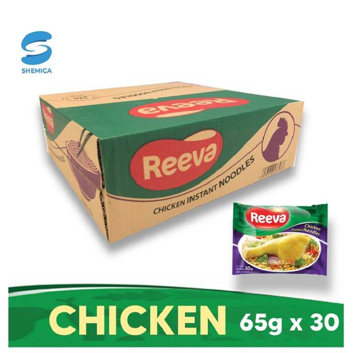 Reeva Chicken Instant Noodles 65g x 30 | Lazada PH
