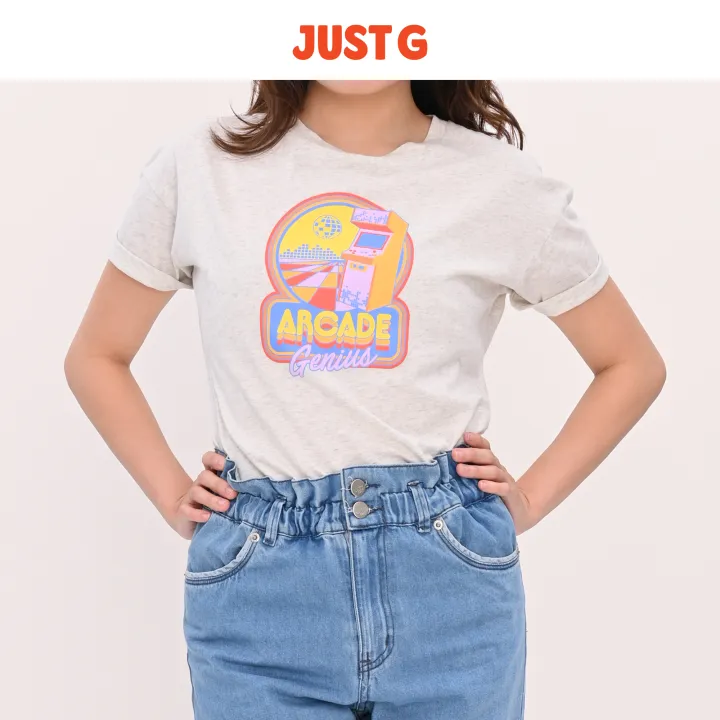 Just G Teens' Arcade Genius Loose Fit Tee | Lazada PH