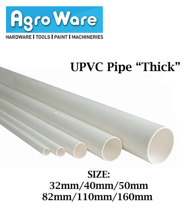BBB UPVC PIPE White "Thick" 32MM - 160MM (19 FEET/5.8 METER) | Lazada