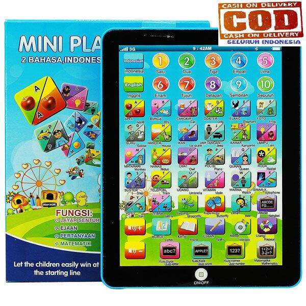 MINI PLAY PAD ANAK GADGET ANAK PLAYPAD MANINAN ANAK EDKUKATIF | Lazada ...
