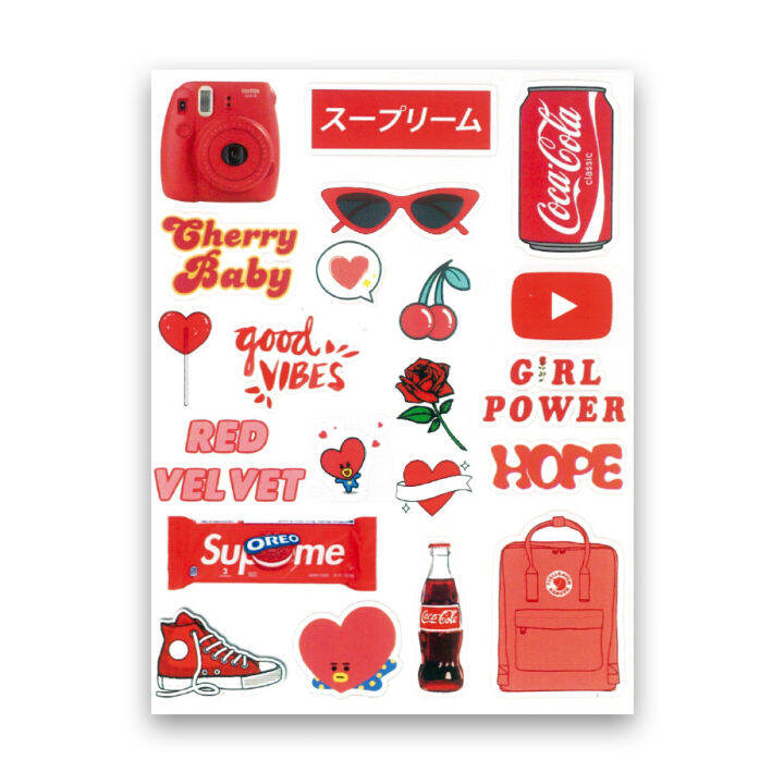STIKER AESTHETIC TUMBLR - Lucu dan Cantik - Uncutting - Stiker HP Keren ...