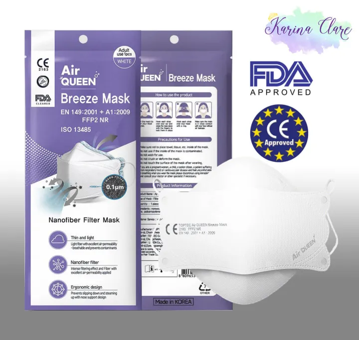 1pc Air Queen BREEZE | AirQueen BREEZE Face Mask | Made in Korea ...