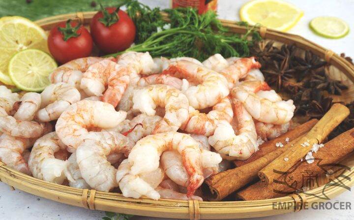 Frozen Peeled Sabah Flower Prawn Meat Size L 31-40pcs | Lazada