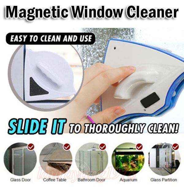 Magnetic Double Faced Window Glass Cleaner★Effortless n Safe Cleaning ...