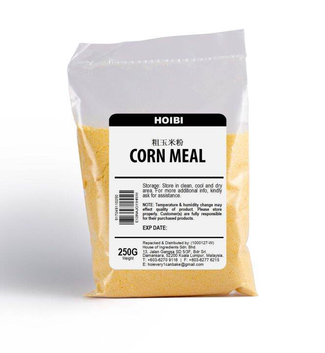 HOI Baker&Chef Corn Meal 250g | Tepung Jagung | Lazada