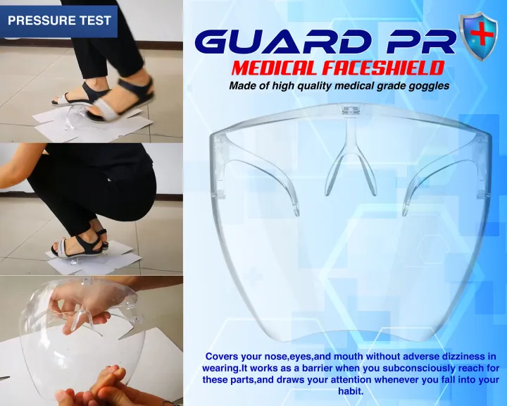 Face shield - Medical Grade "8-8 SALE!!! BUY 1 TAKE 1 | Lazada PH