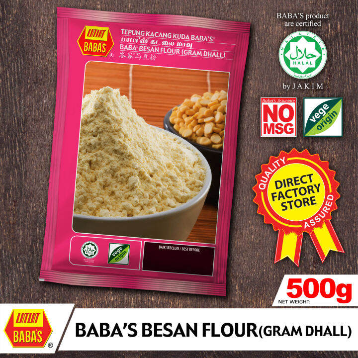 BABA'S BESAN FLOUR (GRAM DHALL) 500g | Lazada