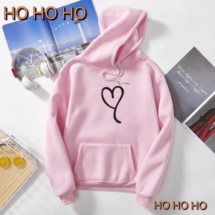 YATO Korean Heart Map Long Sleeve Hoodie Jacket Unisex | Lazada PH
