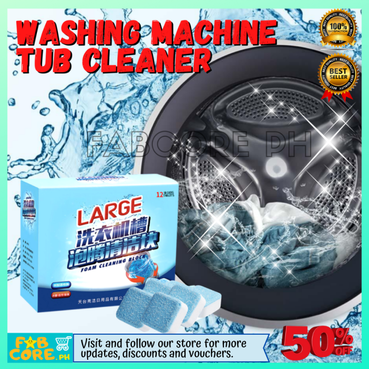 Fabcore PH Washing Machine Tub Cleaner Tablet 12 pcs per box ...