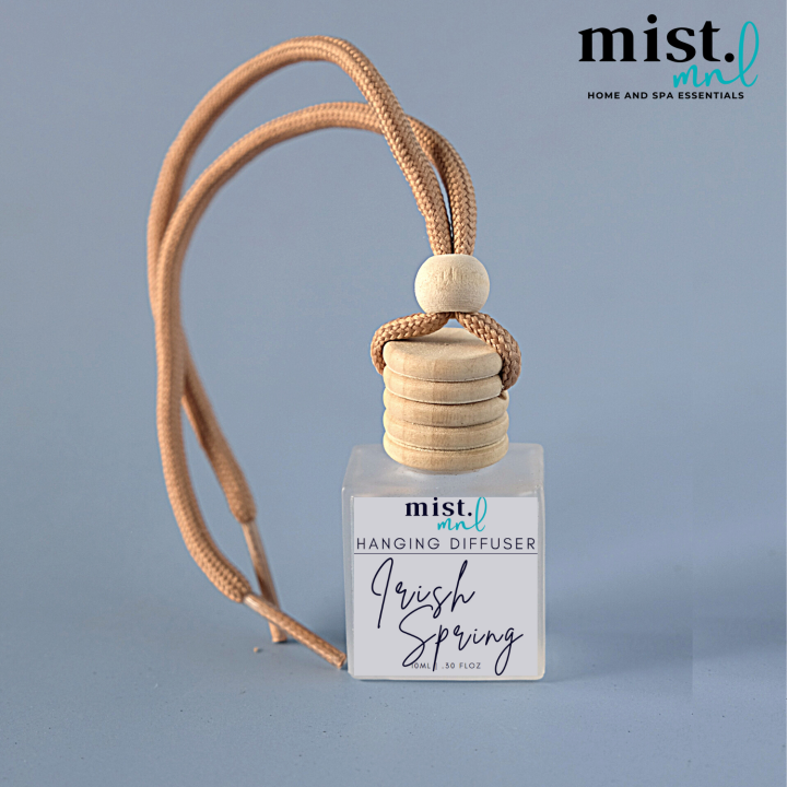 mist. mnl Hanging Diffuser Irish Spring Inspired Scent 10ml Free Aircon Vent Clip | Lazada PH