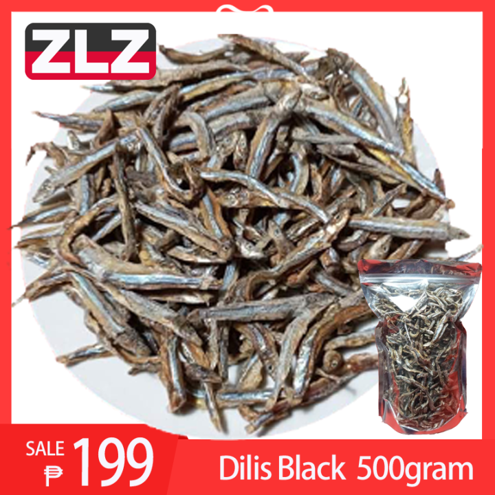DILIS black dried fish FRESH dried dilis black FROM palawan 500g ...