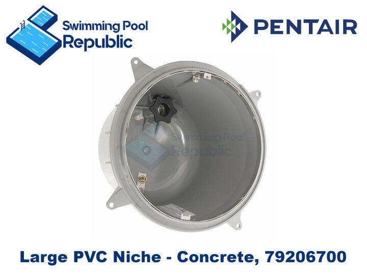 Pentair Large PVC Niche, Concrete 1" Hub, Product No. 79206700, PLASTIC ...