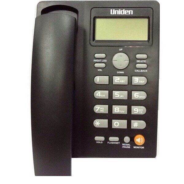 Uniden AS7413 Basic Series Corded Landline Phone With Caller ID ...