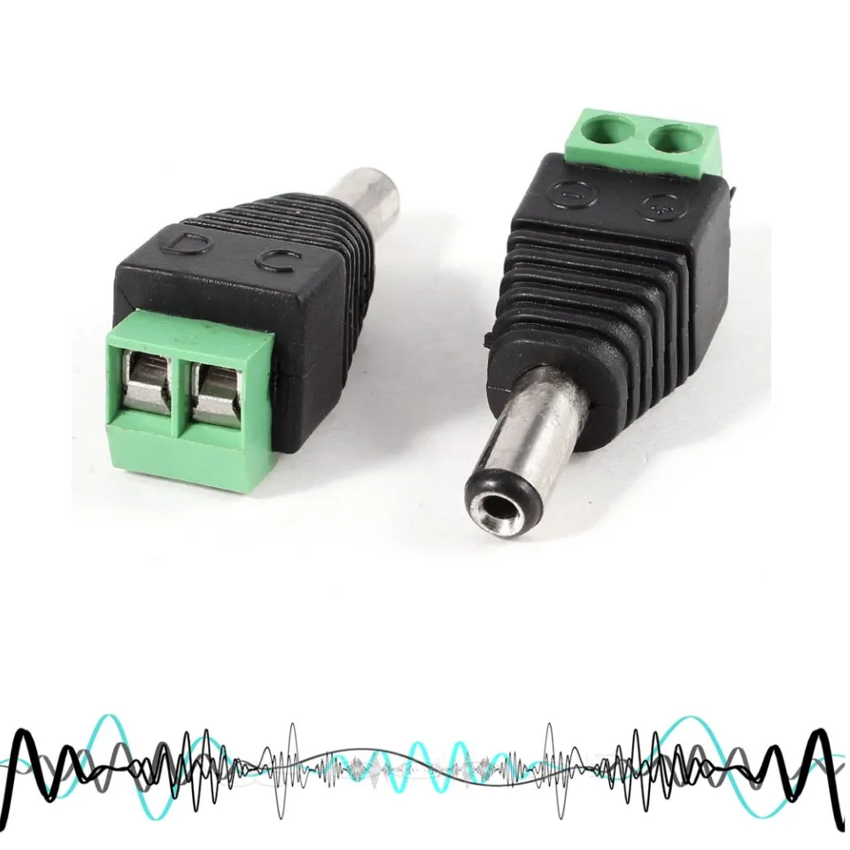 DC Male Connector For CCTV Cameras Positive And Negative, 55% OFF