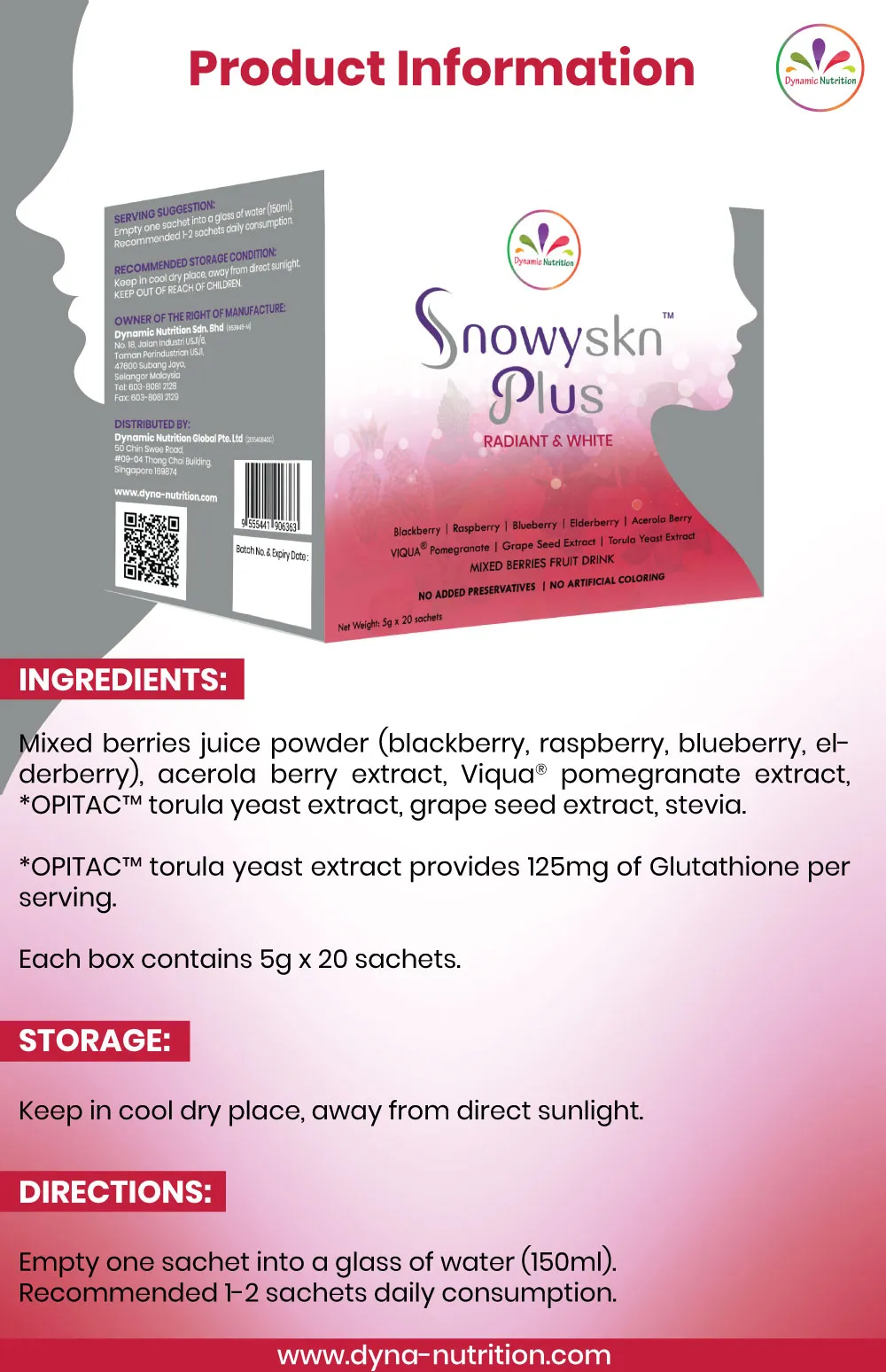 Promo SnowySkn™ PLUS - Advanced Formula For Skin Hydration, Whitening ...