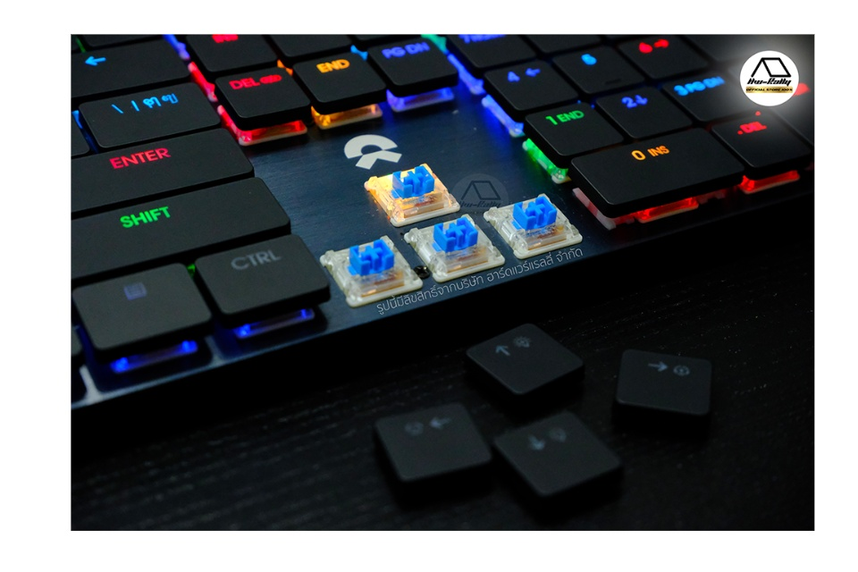 🔥OKER K489 คีย์บอร์ดบลูสวิตช์ เสียงกดดัง สไตล์เรียบหรู ราคาดีที่สุด🔥 OKER K489 BLUESWITCH ...