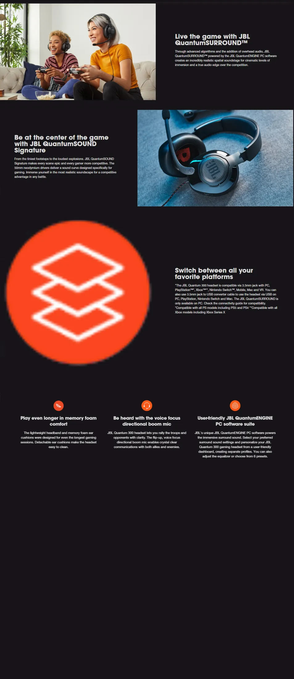 JBL Quantum 300 - Vivid Concepts