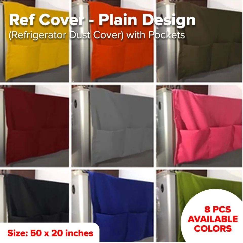 e-clipse Plain and Printed Ref Cover-(Refrigirator Dust Cover with ...
