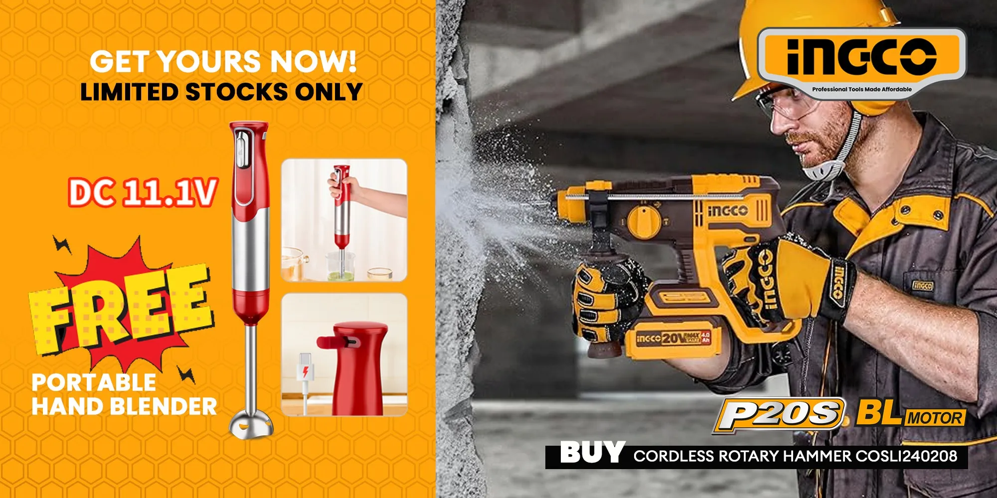 Shop online with INGCO now! Visit INGCO on Lazada.