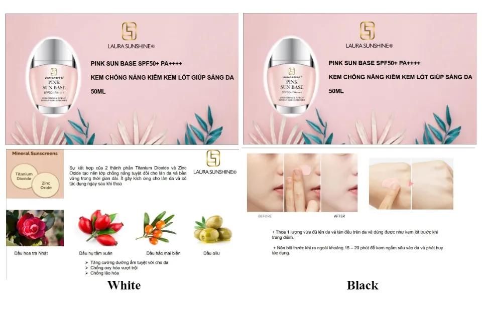 [HCM]Kem Chống Nắng Kiêm Kem Lót Nâng Tone Da Hàn Quốc Pink Sun Base ...