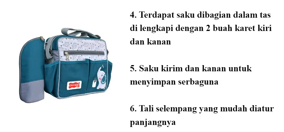 Tas Besar Set Dialogue Multi Saku Dumbo Series DGT7309 –, 58% OFF